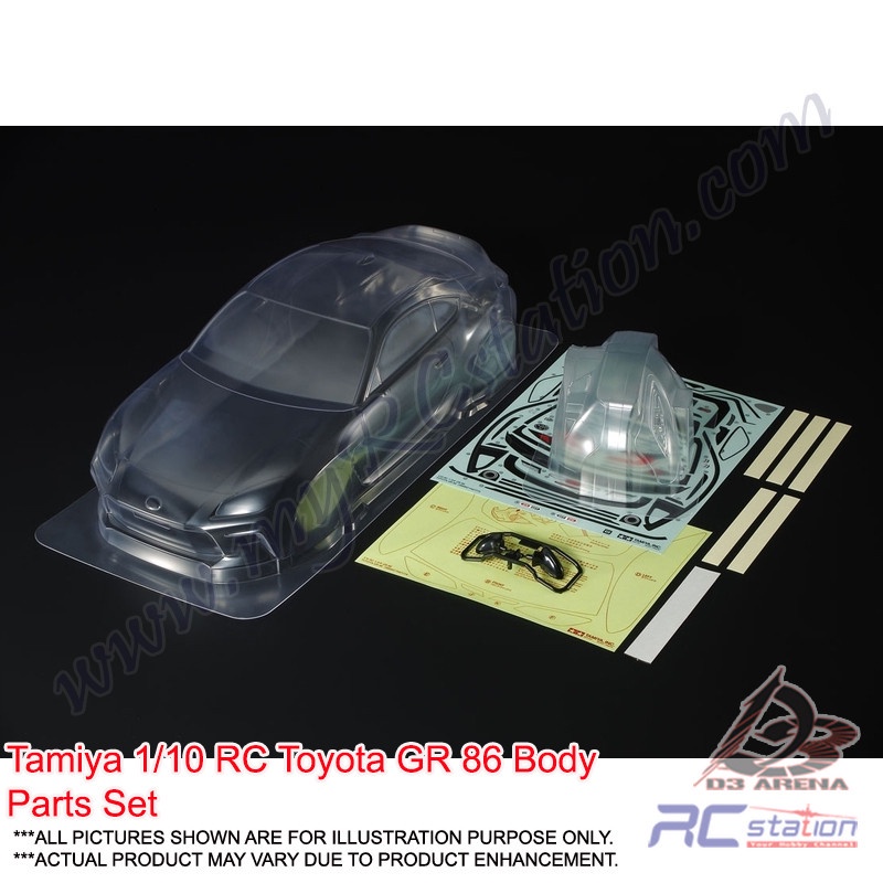 Tamiya Body Shell #51666 - 1/10 RC Toyota GR 86 Body Parts Set [51666 ...