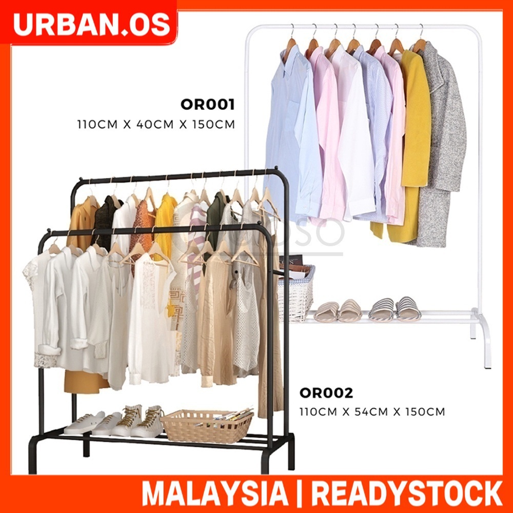 Steel Laundry Rack Ikea Rack clothes rack Rak Baju besi Rak penyidai ...