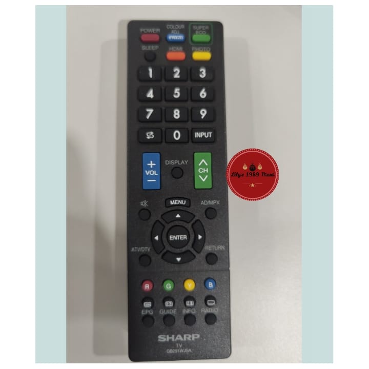 SHARP TV REMOTE CONTROL ORIGINAL (new) | Shopee Malaysia