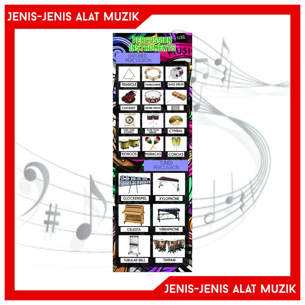 Bunting Jenis-Jenis Alat Muzik & Peraturan | Shopee Malaysia