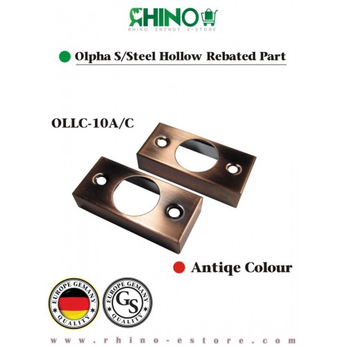 Olpha Stainless Steel Hollow Rebated Part 10AC (4pcs) | Shopee Malaysia