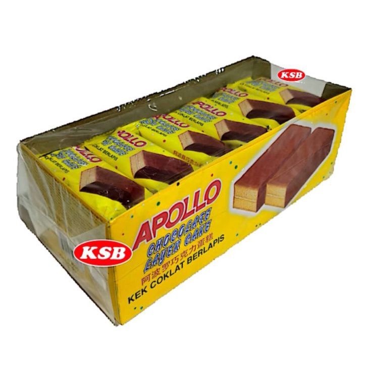 APOLLO CHOCOLATE LAYER CAKE 16GX24'S/BOX | Shopee Malaysia