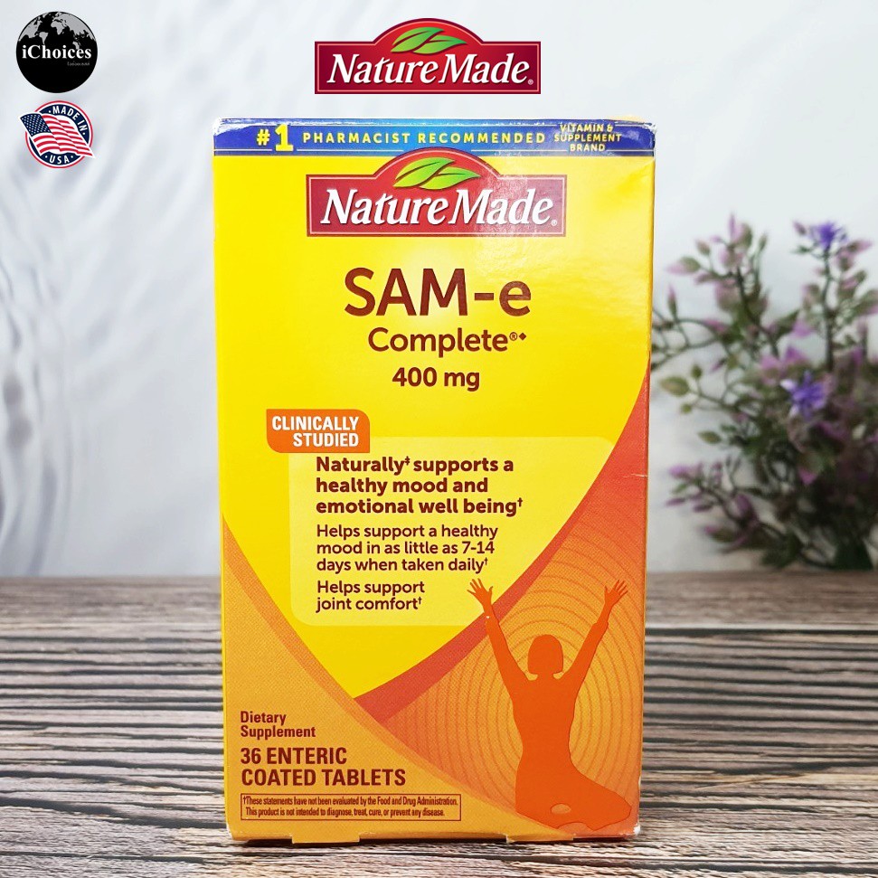 [Nature Made] SAM-e Complete 400 mg 36 Enteric Coated Tablets S Adeoxyl ...