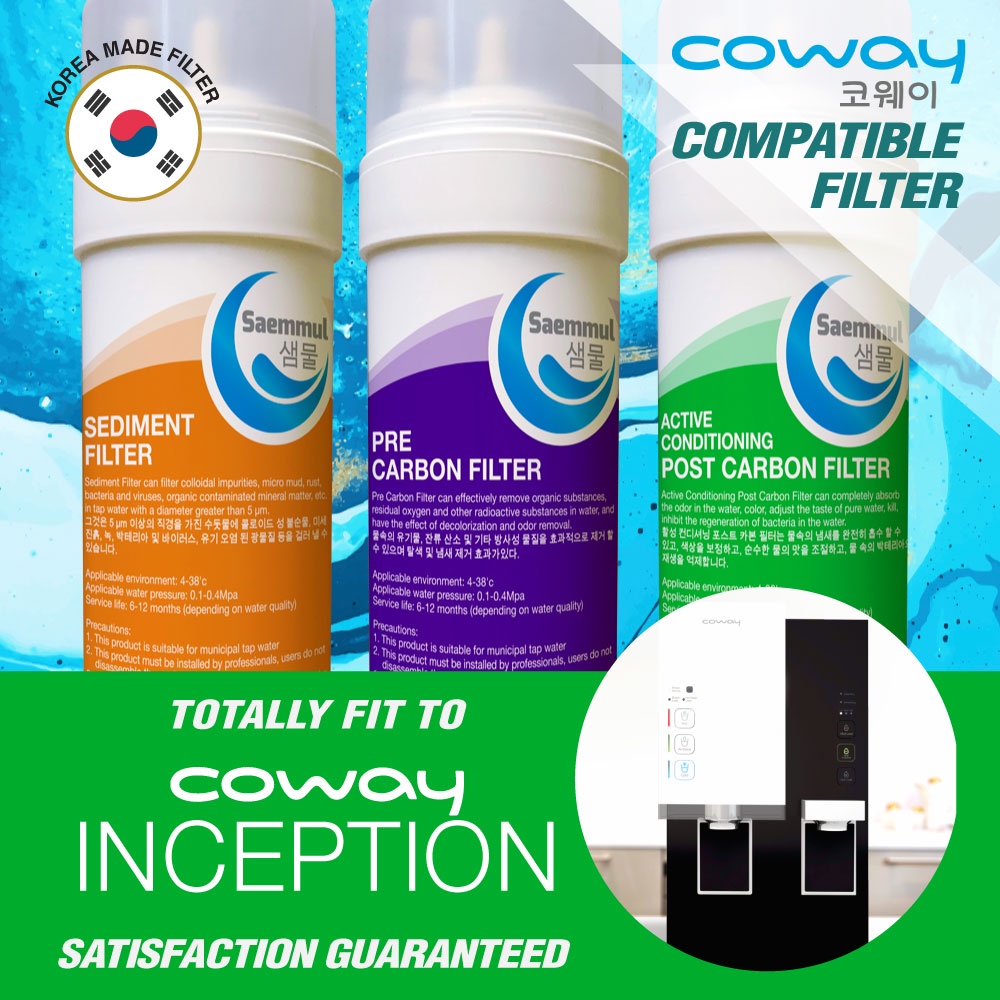 Korea Halal Water Filter For Coway Neo / Neo Plus / INCEPTION Dispenser ...