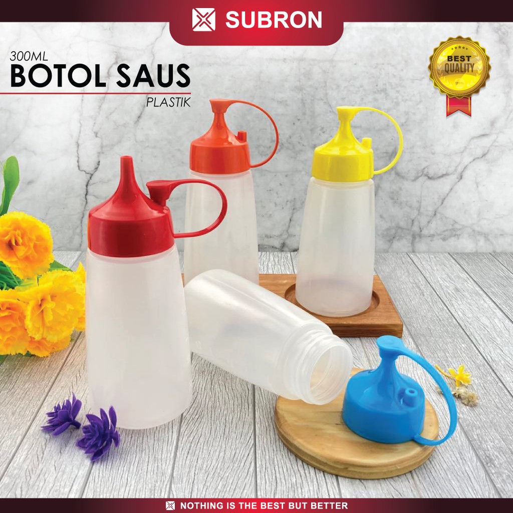 Subron Sauce Bottle 300ml Sambal Tomato Ketchup Oil Mayonnaise Color ...