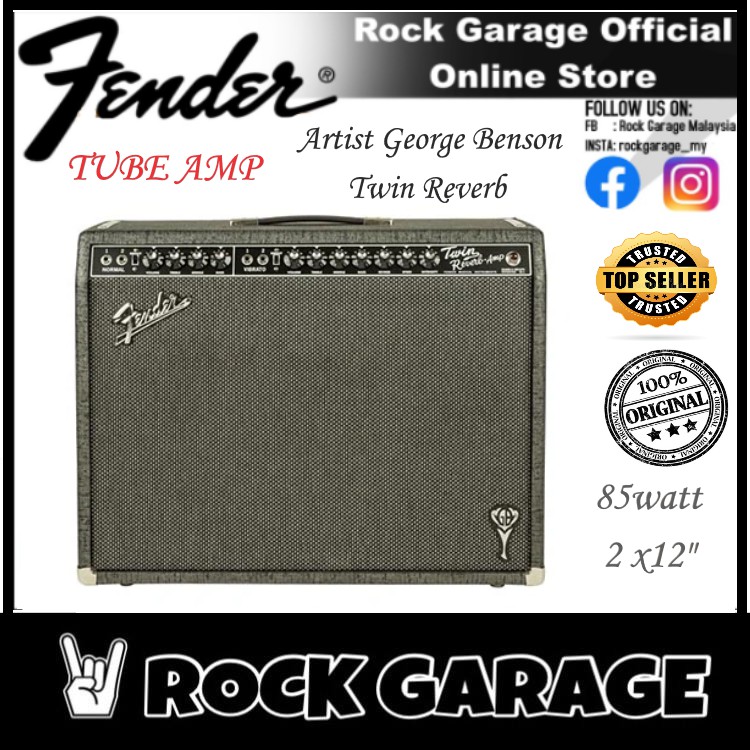 Fender Artist George Benson Twin Reverb Guitar Combo Amplifier (Artist ...