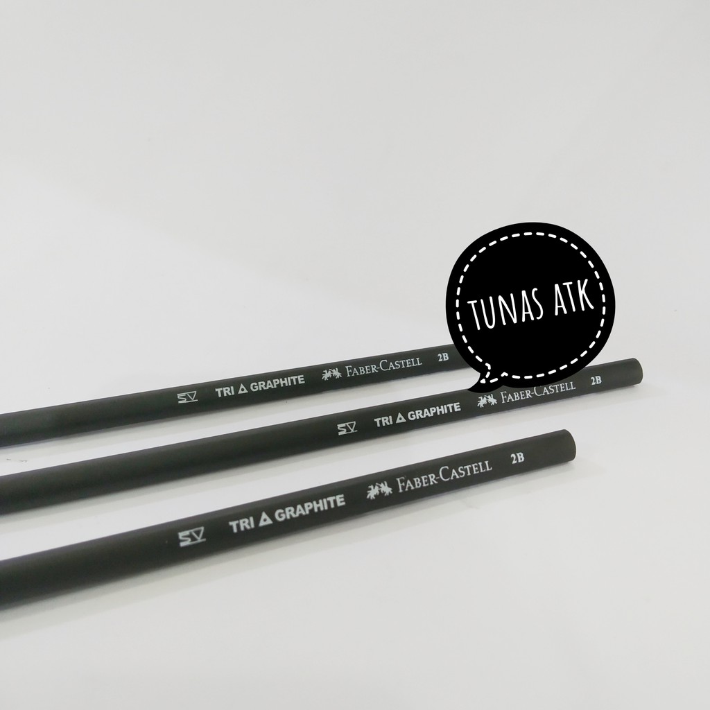 Faber CASTELL TRI GRAPHITE 2B PENCIL | Shopee Malaysia