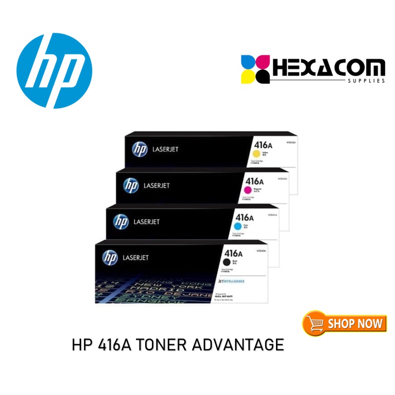 HP 416A W2040/1/2/3 2040 2041 2042 2043 TONER CARTRIDGE [100% ORIGINAL ...