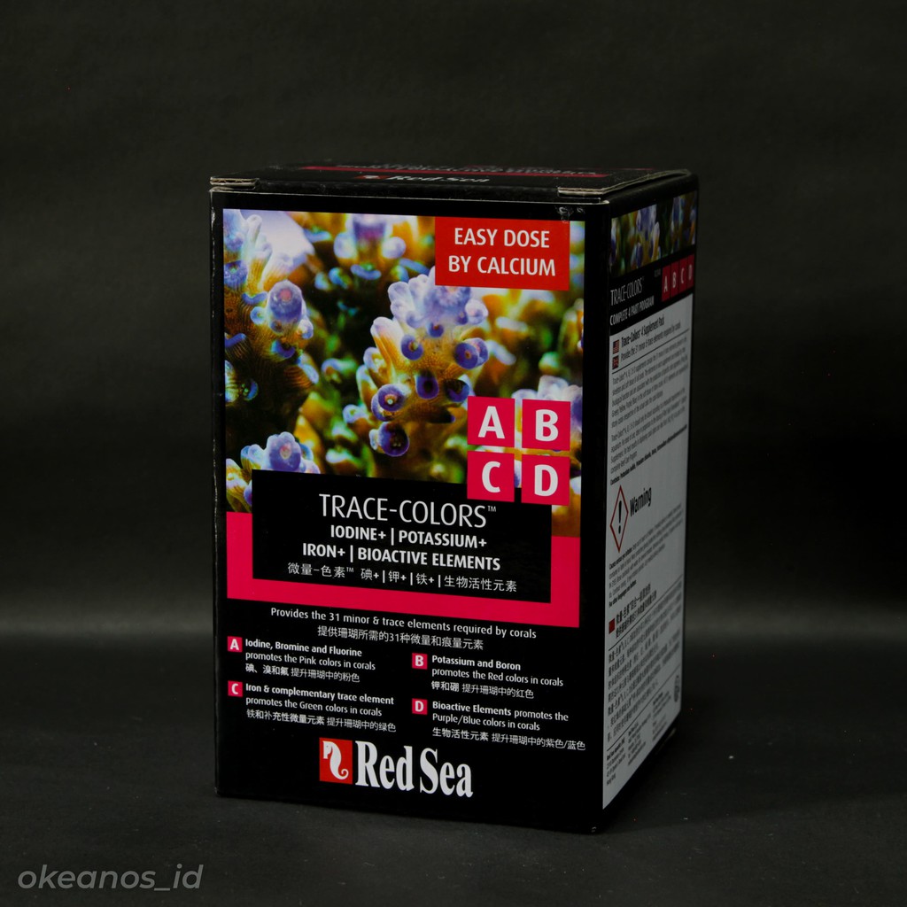 [Okeanos_id] Red Sea Trace Colors ABCD 4x100ml Pack | Shopee Malaysia