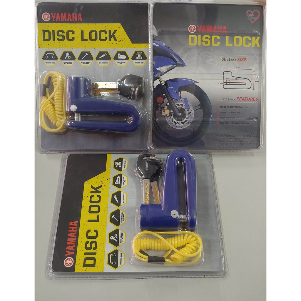 Disc Lock Yamaha 100 % Original Hong Leong Yamaha HLY Motorcycles ...