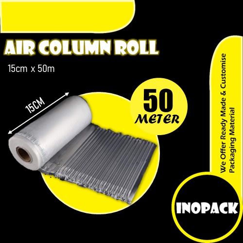 Inflatable Air Column Bubble Wrap - 15cm x 50m | Shopee Malaysia