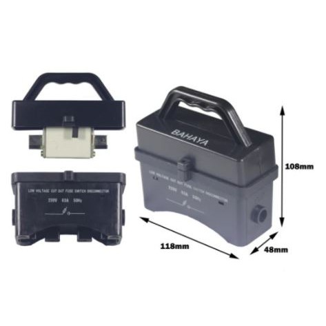 Bahaya 63A / 100A HANDLE TNB Cut Out Unit c/w Blade Fuse TNB TYPE ...