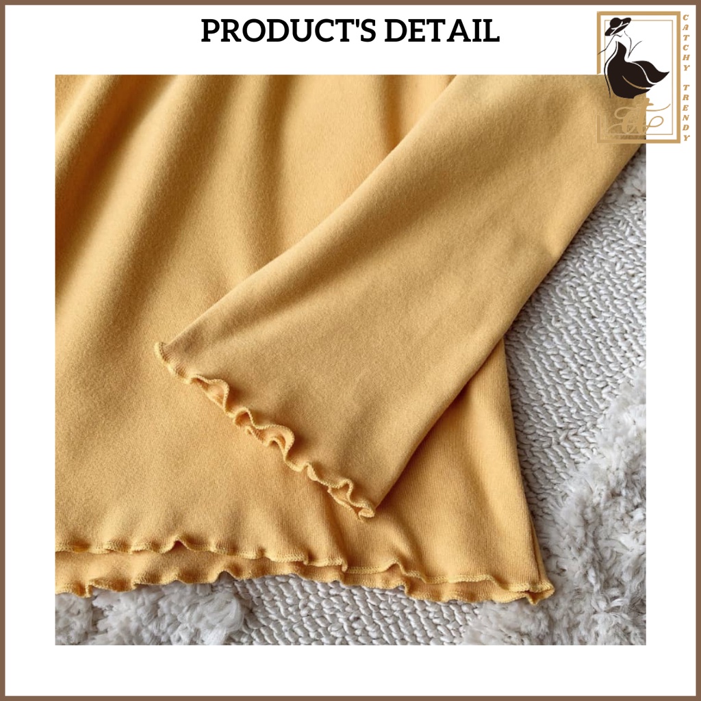 Turtle Neck Inner Blouse Muslimah Long Sleeve Inner Baju Turtleneck ...