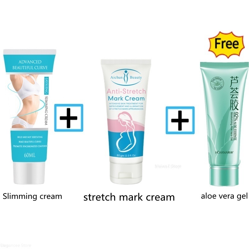 EG Slimming Cream Fast Lose Weight Krim Pecah Bakar Lemak Badan Selulit ...