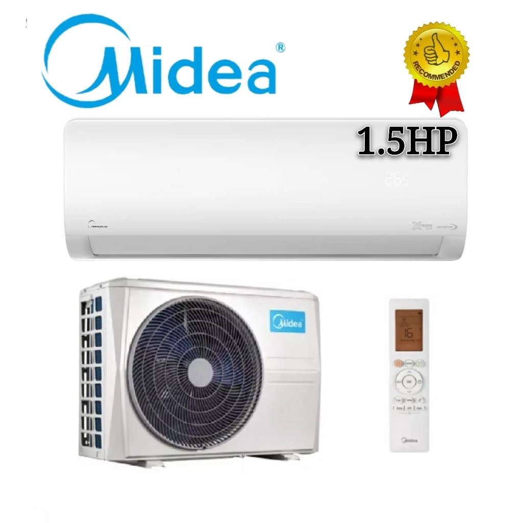 SEDA NUR PETRA Midea 1.5HP Inverter Air cond Xtreme Save MSXS-13CRDN8 /Air Conditioner ...