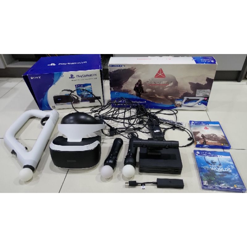 Sony Playstation VR PSVR bundle V2 camera+world+ Farpoint + PS Move ...