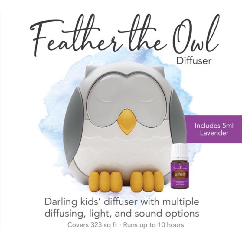 FEATHER THE OWL DIFFUSER YOUNG LIVING ORIGINAL OWL DIFFUSER | Shopee ...