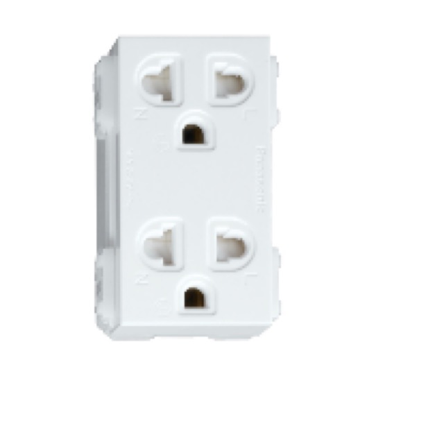 Panasonic 3-pin double socket bead | Shopee Malaysia