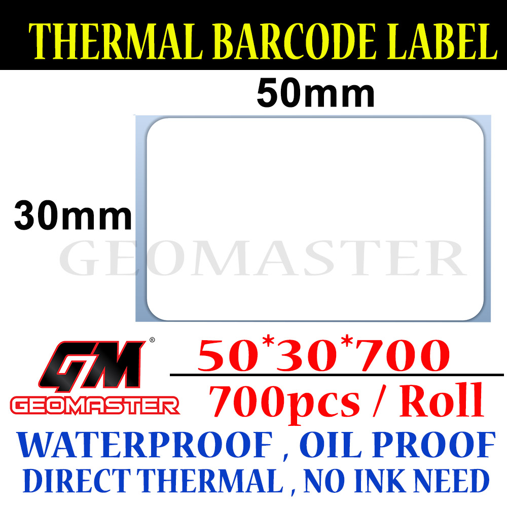 100 x 100 mm Barcode Sticker Thermal Price Label Product Label Sticker ...