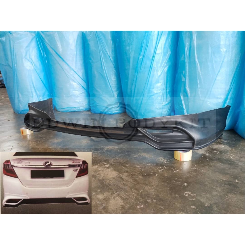 Bezza 2014 Gear up Rear Skirt PU bodykit Perodua Belakang Skirt lip GU ...
