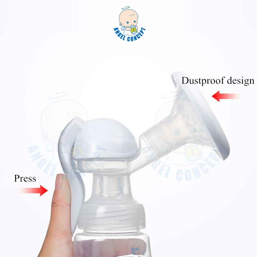 Pam Susu Ibu BPA FREE 180ml / Silicone Manual Breast Pump with Feeding ...