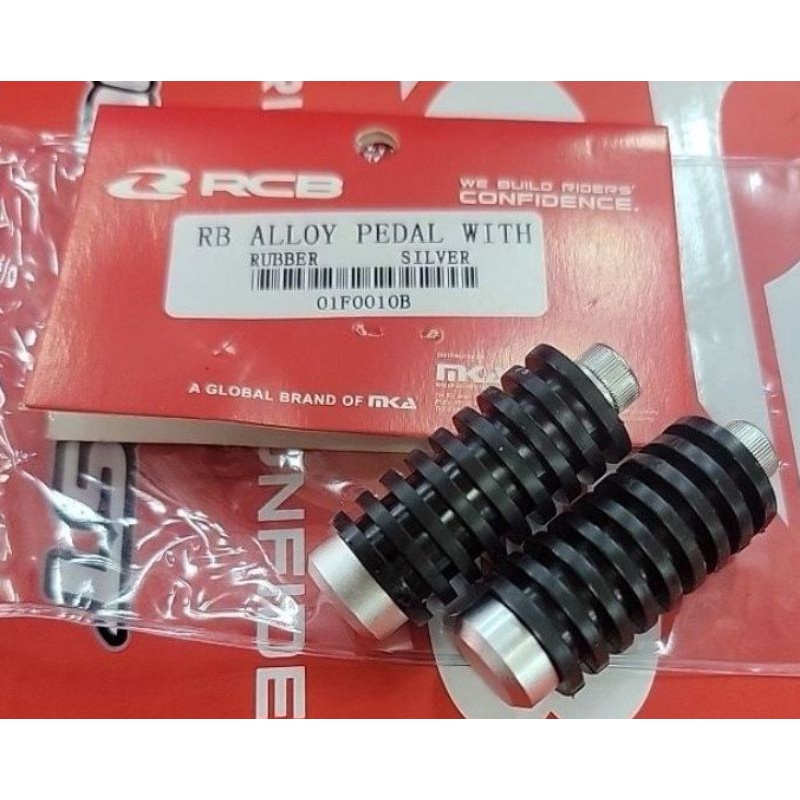 RCB Alloy Pedal Racing Footrest Rubber Fold / Fix Gear Lever Brake ...