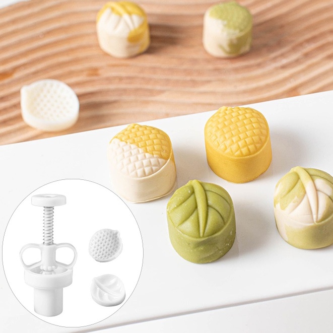 IVY Plastic Material Mooncake Mold Cute Durian Shape Stamps Moon Cake ...