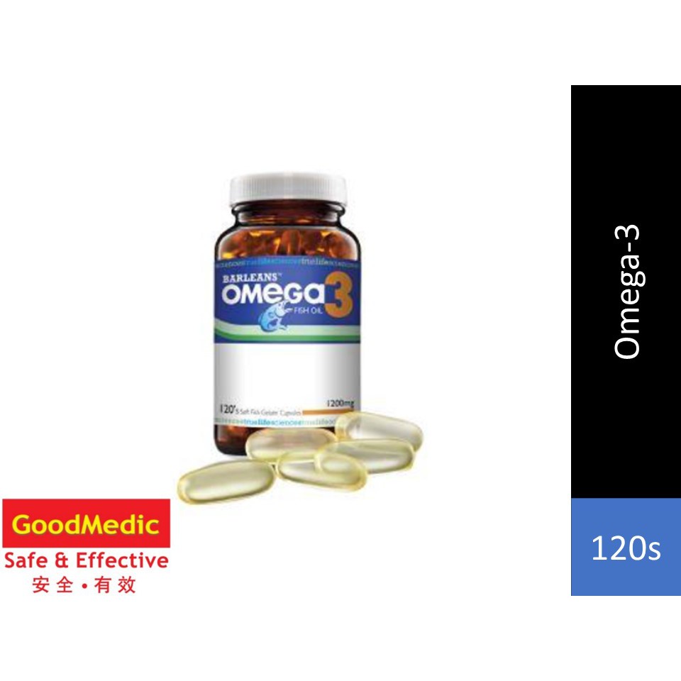 Barleans Omega 3 Fish Oil 1200mg 120s | Shopee Malaysia
