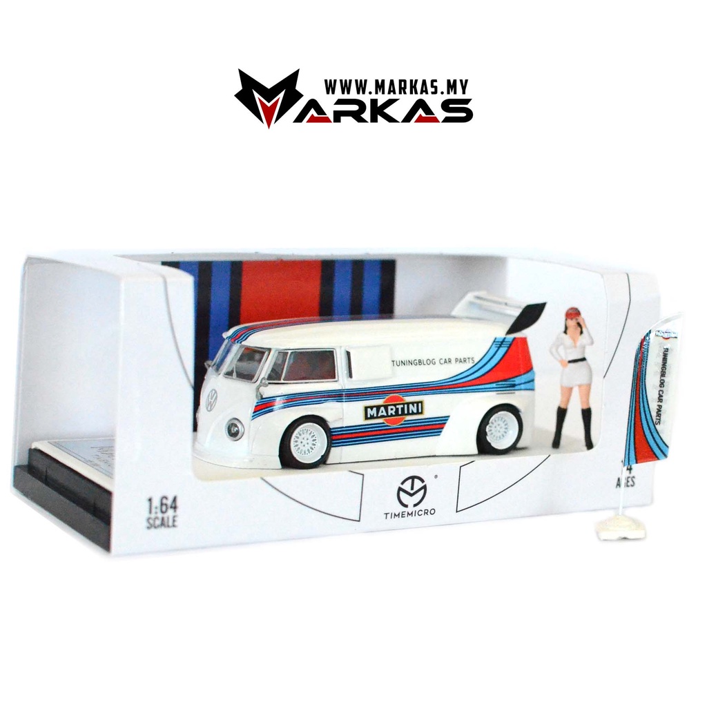 TIME MICRO 1/64 VOLKSWAGEN T1 MARTINI WITH FIGURE | Shopee Malaysia