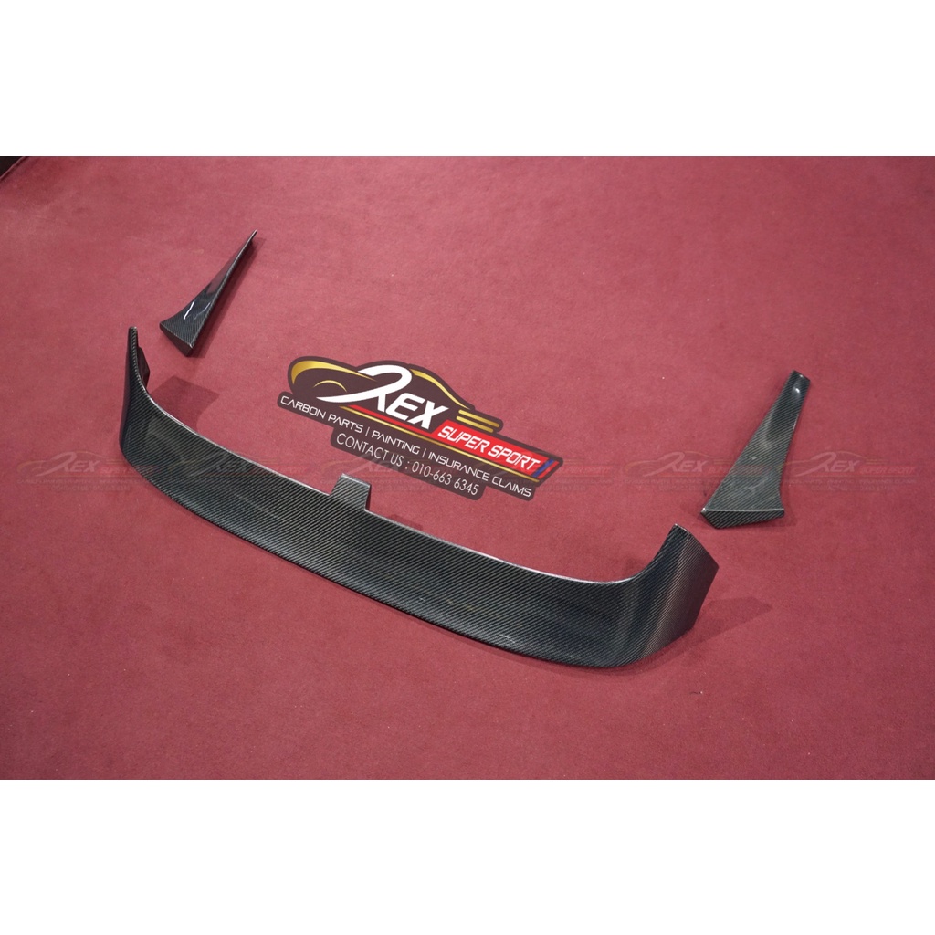 VW Volkswagen Golf MK7 MK7.5 Rear Spoiler GTI R Clubsport Carbon Fiber ...