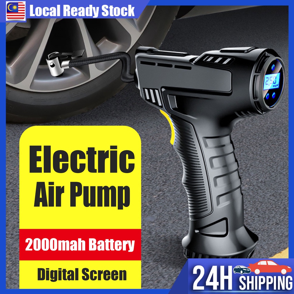 Tyre Inflator Pump Electric Car Air Pump Portable Car Tire Air ...