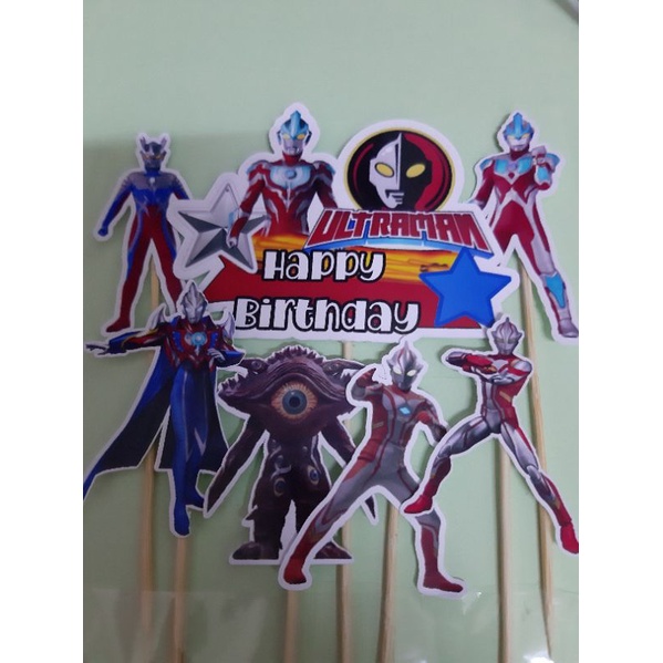 ULTRAMAN CAKE TOPPER..... | Shopee Malaysia