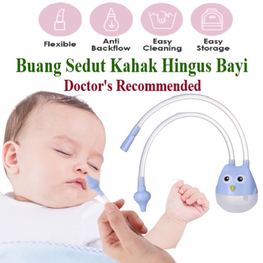 Penyedut Hingus Selsema Bayi Buang Sedut Kahak Hingus Baby Infant Nasal ...