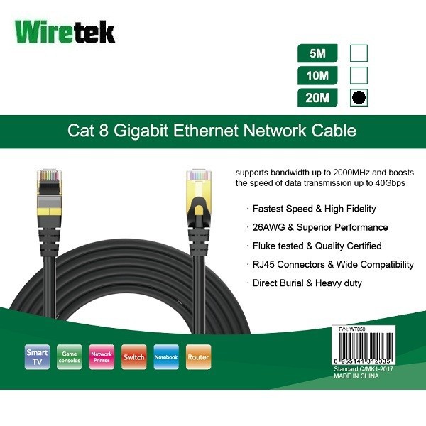 20 Meter LAN Cable Paint 8 Gigabit Ethernet Network | Shopee Malaysia