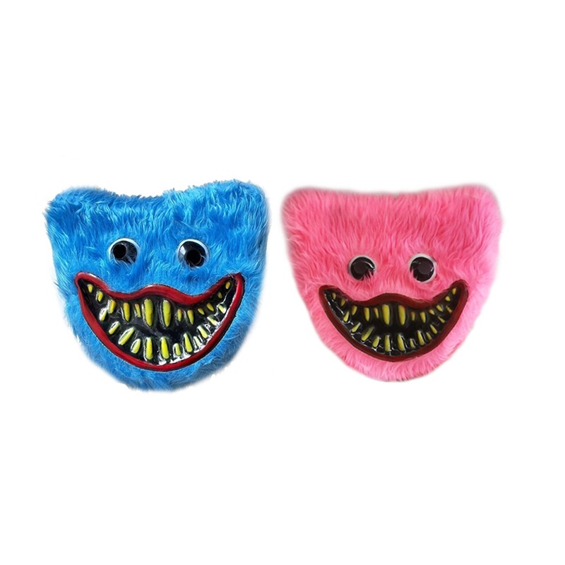Anime Huggy Wuggy Head Plush mask Character Poppy Playtime Huggy Wuggy ...