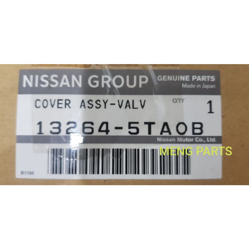 ORIGINAL NISSAN SERENA C27 VALVE COVER ASSY / VALVE COVER GASKET-V ...