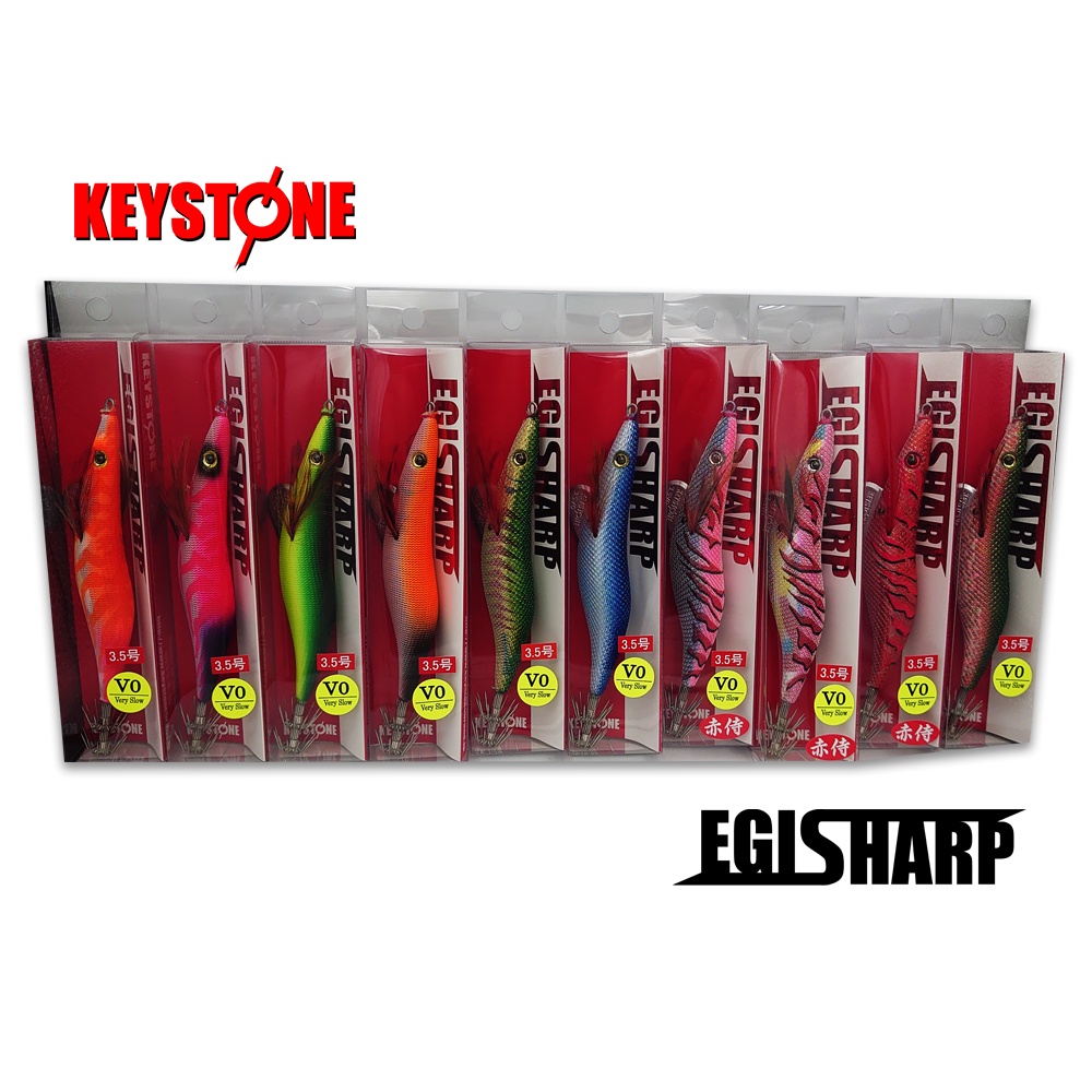 [Made in Japan] Egisharp Size 3.5 V0 (15g Very Slow) Squid Jig Egi Eging Fishing Artificial Bait ...