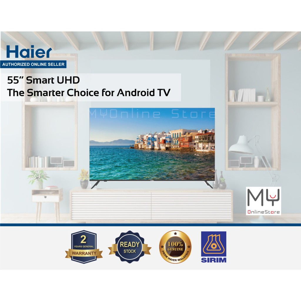 Haier (55" Inch) UHD Smart TV (LE55K6600UG) | Shopee Malaysia
