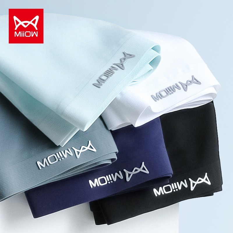 (ClearanceSale) Miiow Ultra Thin Ice Silk Cool Seamless Men's Underwear ...