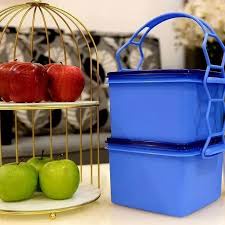 Tupperware Double Deep with Cariolier 1.7L Blue Full Set (2pcs ...