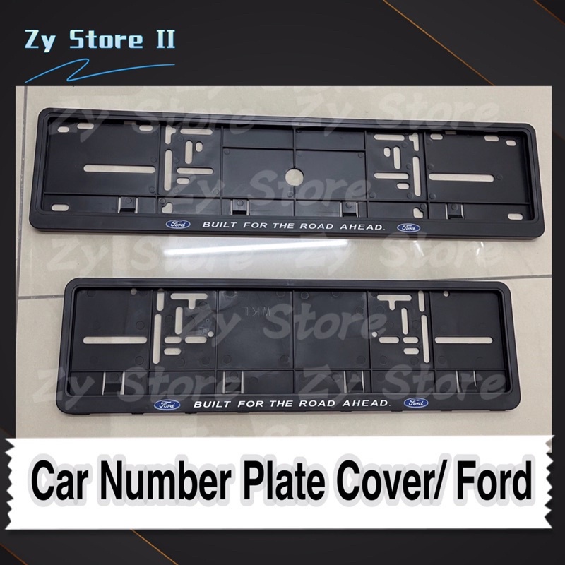 1pcs Ford Car Number Plate Cover/ Ford (Black) | Shopee Malaysia