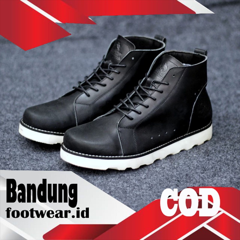 Wolf Basenji Genuine Leather Men's Boots Cordovan Model Latest Men's ...