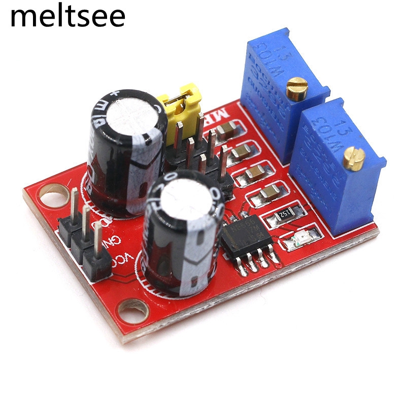 5pcs NE555 pulse frequency adjustable duty cycle square wave module ...