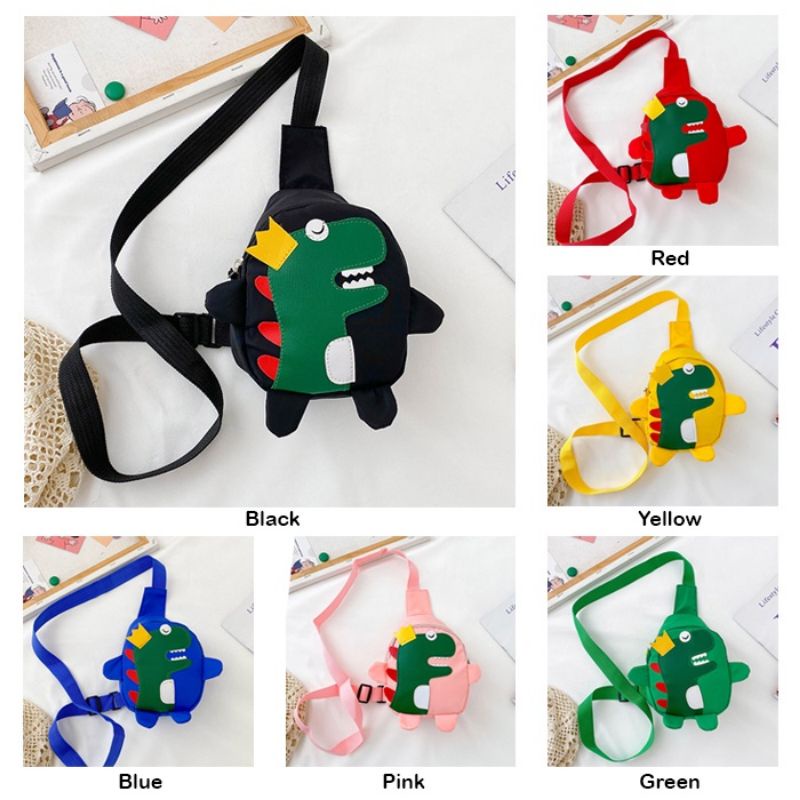 Children's Kids Boy Girl Cute Dinosaur Small Mini Chest Crossbody Bag ...