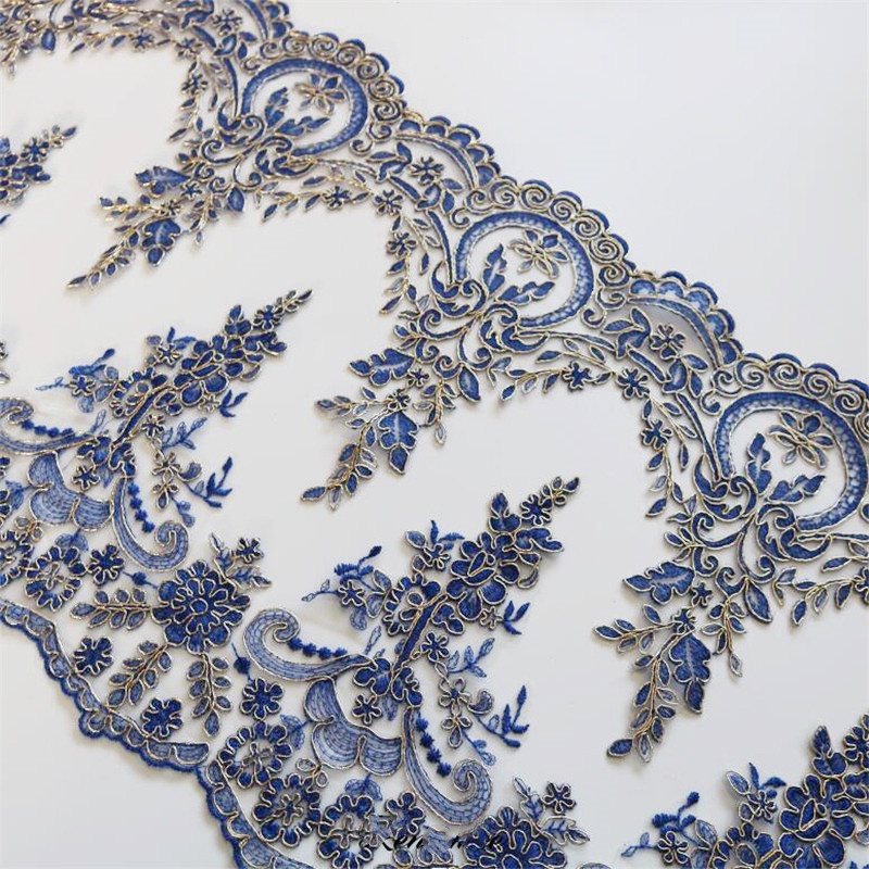 1 Meter Price Border lace / Bead lace / Eyelash Border Lace 23cm Ready ...