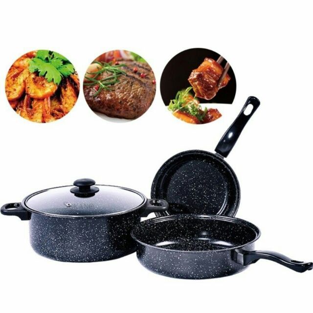 🔥 Non Stick Pan Cookware 3pcs 🔥 | Shopee Malaysia