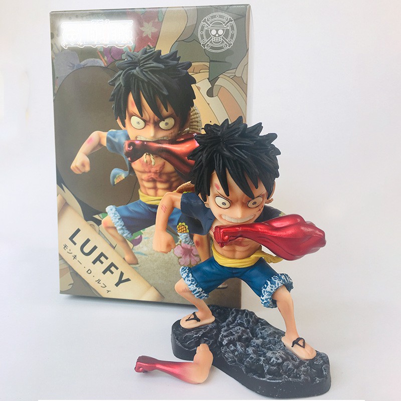 One Piece Luffy figure Change to Luffy and change hands 海贼王 变身路飞 可换手 ...