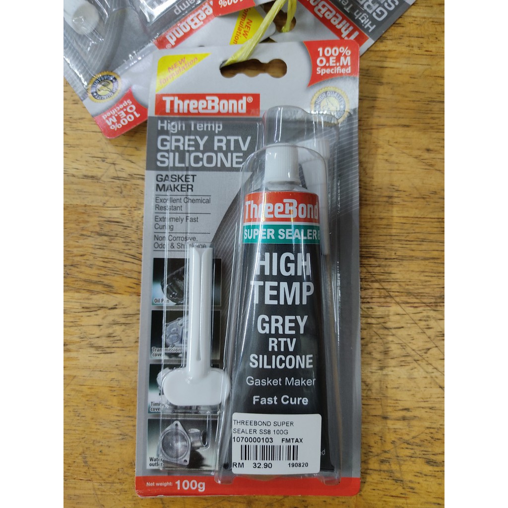 THREEBOND GAM GASKET/ Silicon Gasket Maker Super Sealer High Temp Grey ...