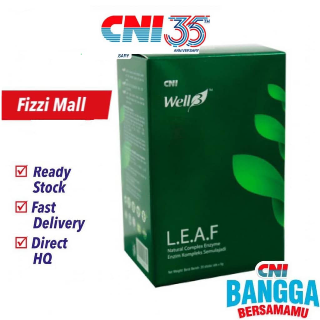 CNI Well3 L.E.A.F (Life Enzyme Advanced Formula) 20s - Enhance Gastro ...