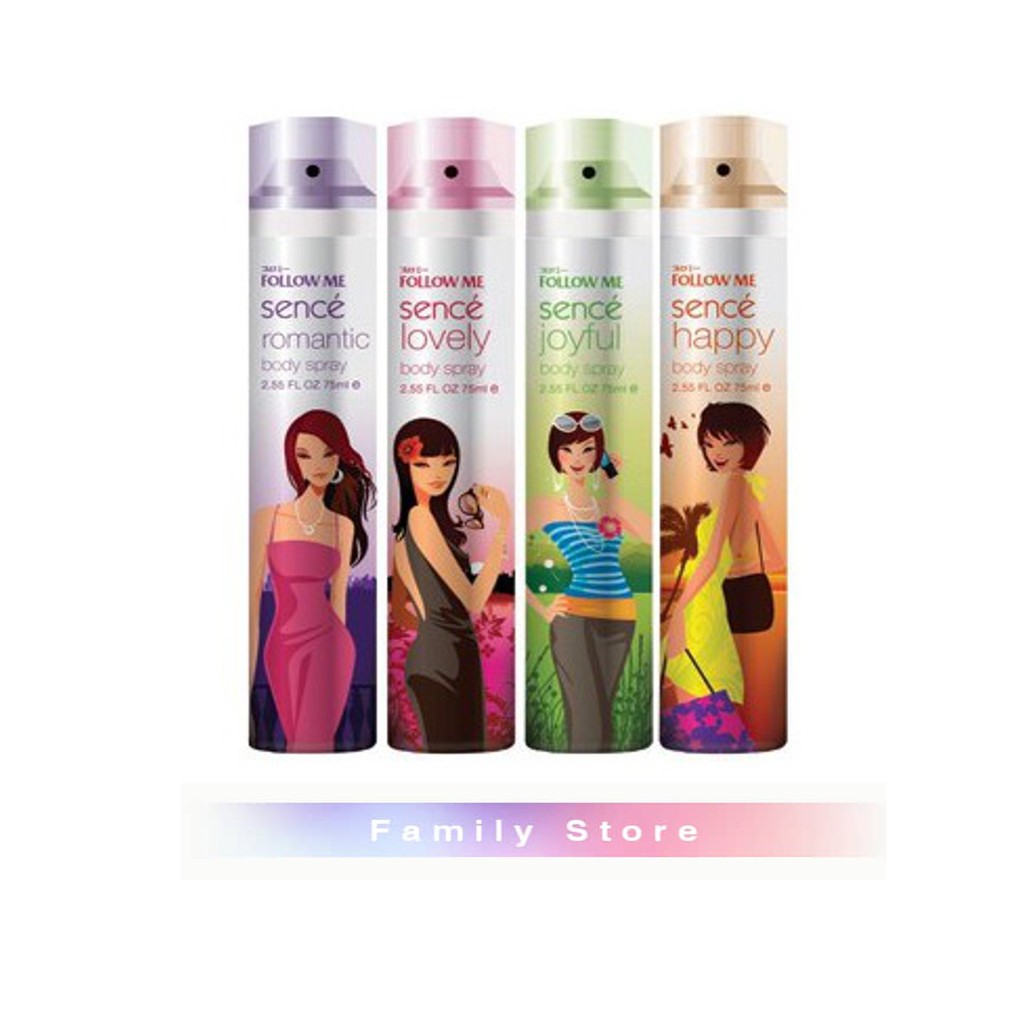 Follow Me Sense Body Spray 75ml | Shopee Malaysia